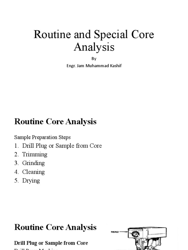Routine and Special Core Analysis | PDF