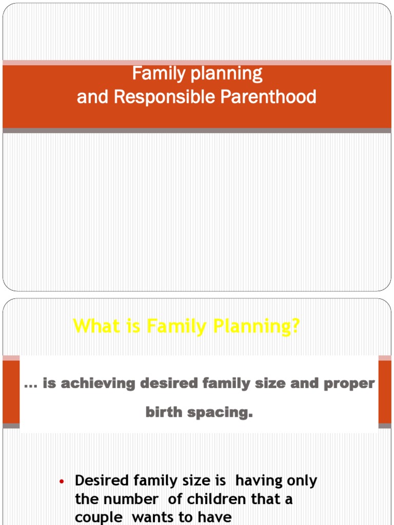 Family Planning | PDF | Family Planning | Birth Control
