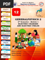 Module 1 Physics Coulomb's Law | PDF | Electric Charge | Electrostatics
