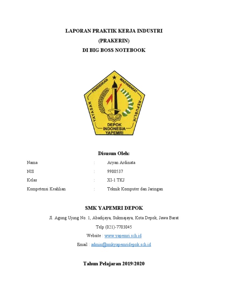 Contoh Laporan Praktik Kerja Industri | PDF | Bisnis