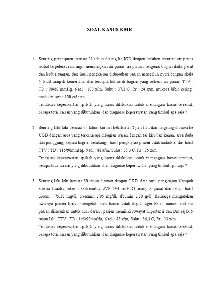 Soal Kasus KMB | PDF