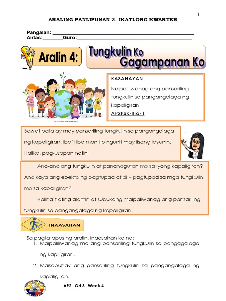 AP 2 Q3 Week 4 | PDF