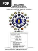 Math 2 Worksheets Q3 Wk5 | PDF