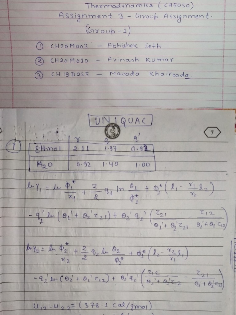 Assignment 3 | PDF | Classical Mechanics | Thermodynamics