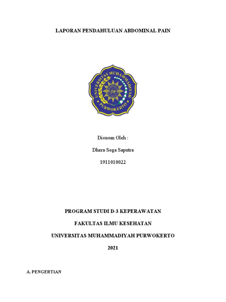 Laporan Pendahuluan Abdominal Pain-1 | PDF | Pengembangan Diri ...