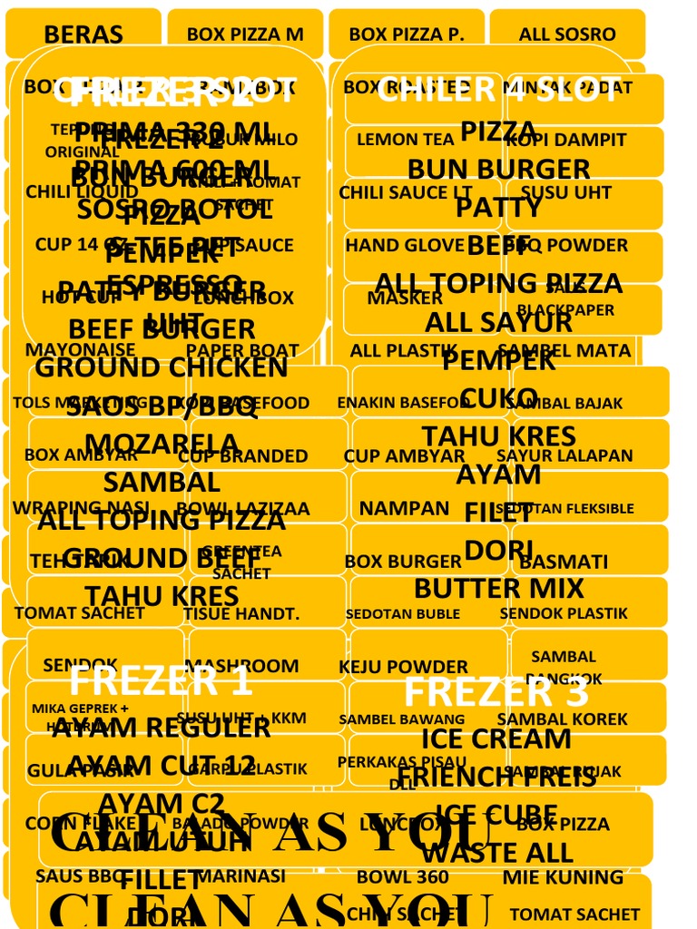 LABELING | PDF | Cuisine | Prepared Foods