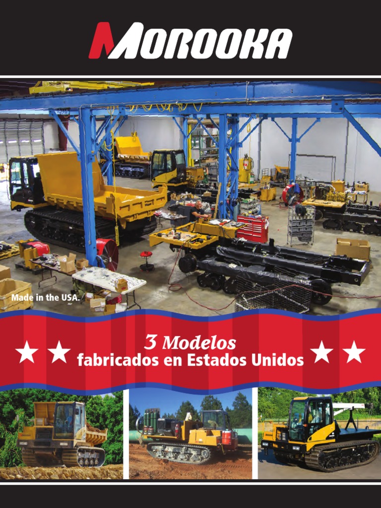 141118-Morooka Brochure Esp | PDF | Vehículo de motor | Tecnología de ...