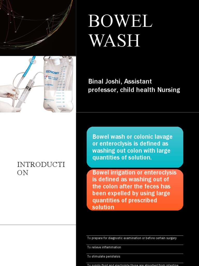 Bowel Wash Procedure Overview | PDF | Rectum | Digestive System