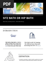 Sitz Bath Setup and Cleaning Guide | PDF | Bathing | Hygiene