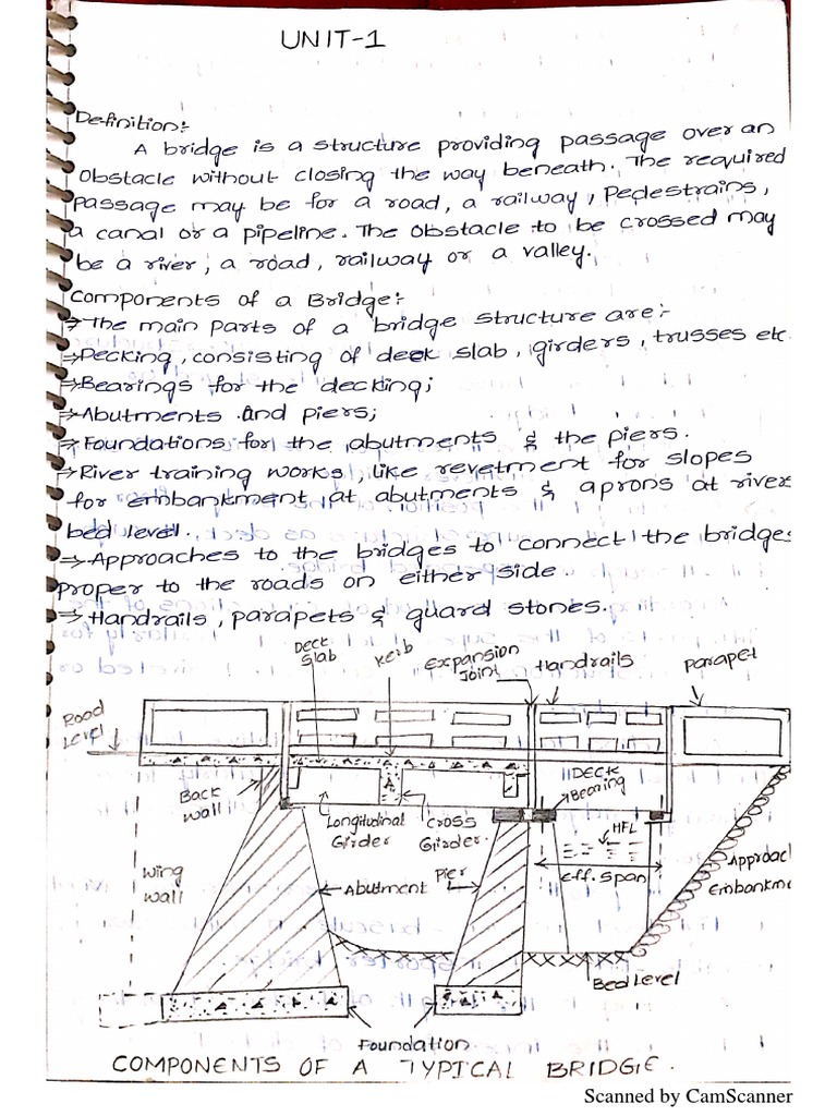Bridge Engineering Unit-1 | PDF
