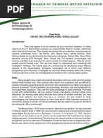 Case Study of Ted Bundy | PDF | Forensic Science | Offender Profiling