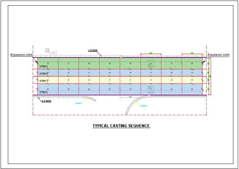 Expansion Joint Expansion Joint: Typical Casting Sequence | PDF