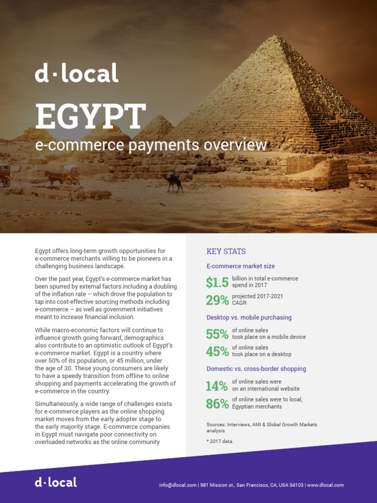 Country Overview Egypt | PDF | E Commerce | Debit Card
