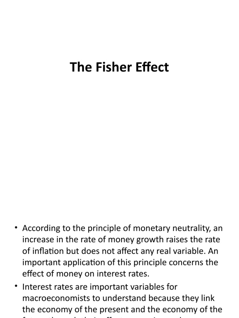 Fisher Effect | PDF | Interest Rates | Interest