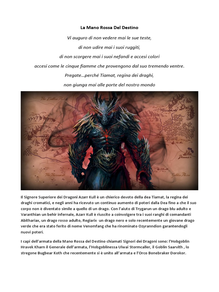 La Mano Rossa Del Destino | PDF