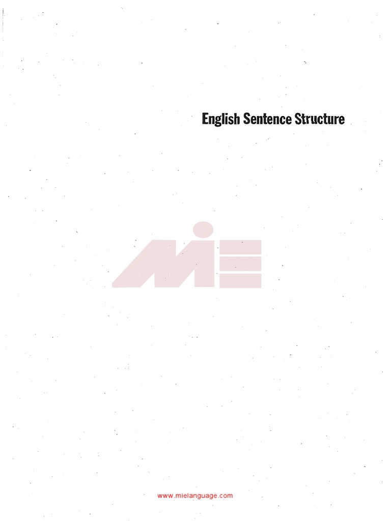 Práctica de Estructura de Oraciones en Inglés | PDF
