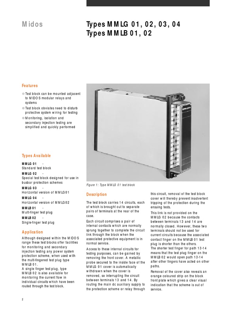 Test Block Ho MMLG | PDF | Electrical Connector | Ac Power Plugs And ...