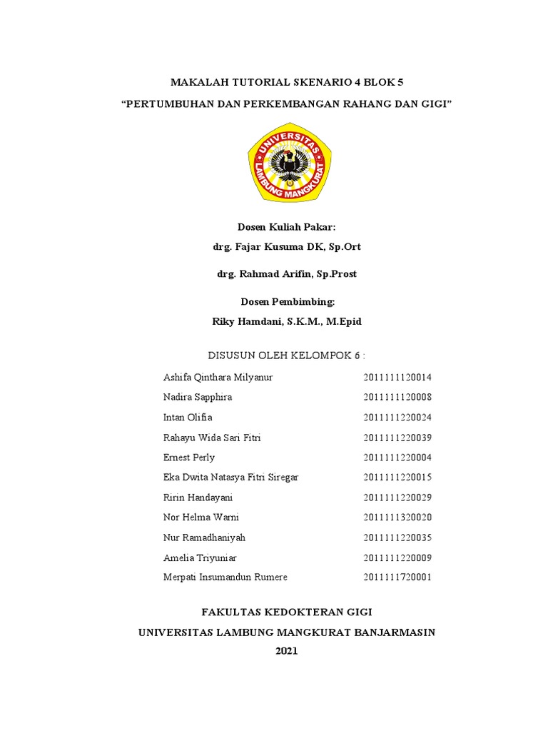 MAKALAH TUTORIAL SKENARIO 4 BLOK 5-2-Dikonversi | PDF | Kesehatan Holistik