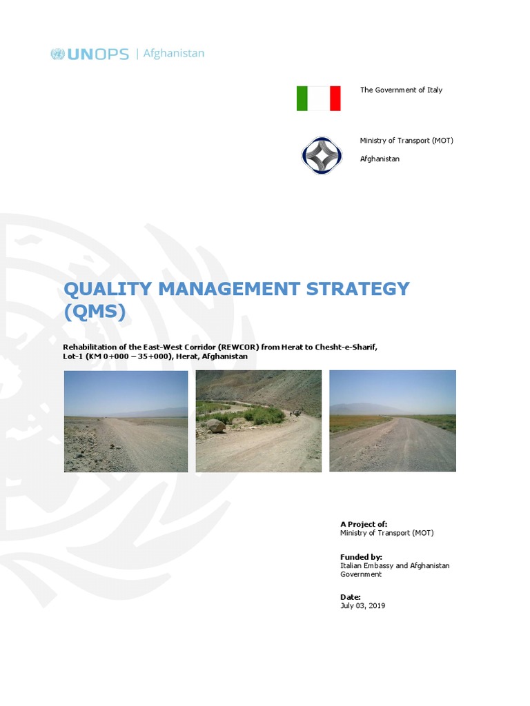 Quality Management Strategy June 03 2019 | PDF | Quality Assurance ...