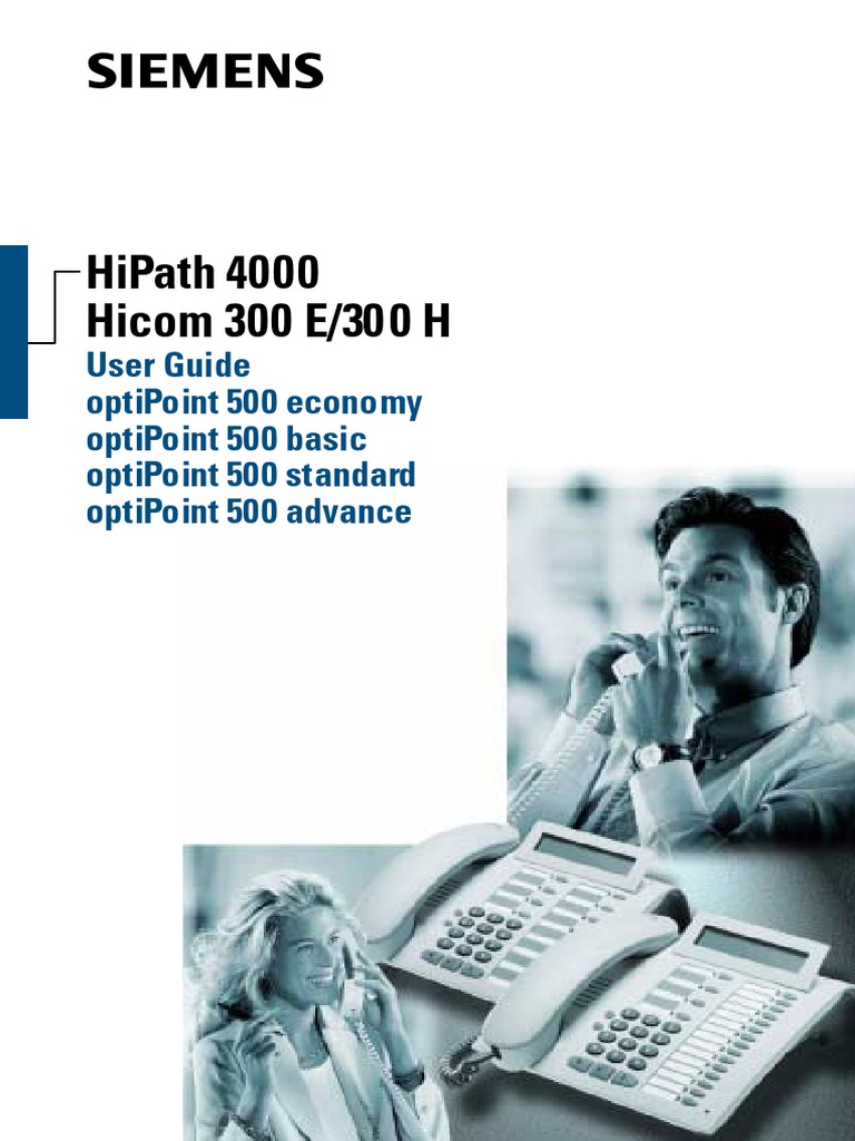 Siemens Hipath 4000 User Guide 1 | PDF | Telephone | Oral Communication