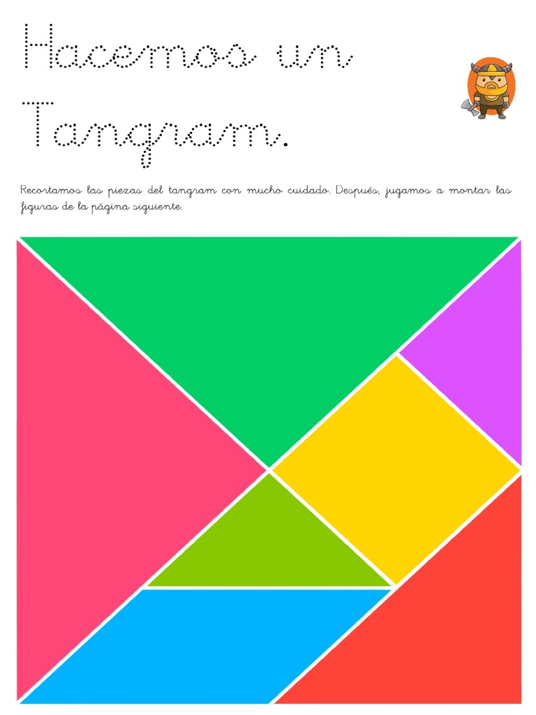 Pensamiento - Ficha Tangram | PDF