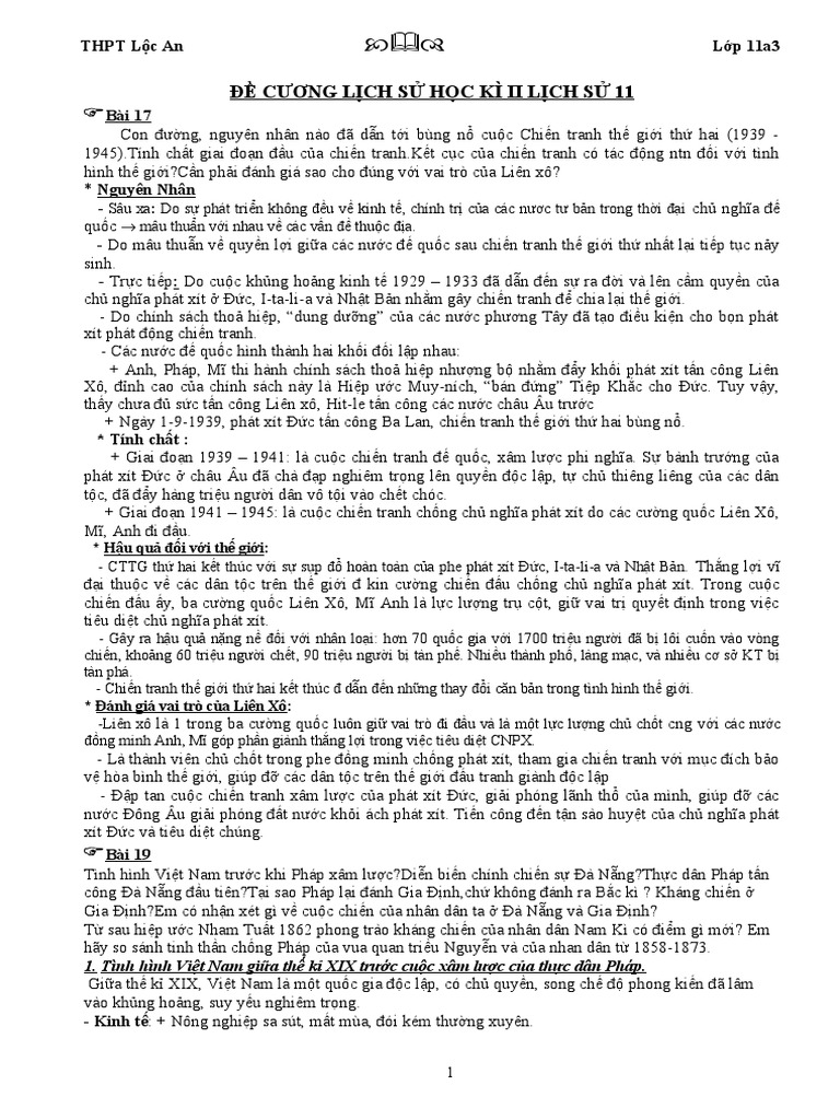 (123doc) de Cuong Lich Su 11 | PDF