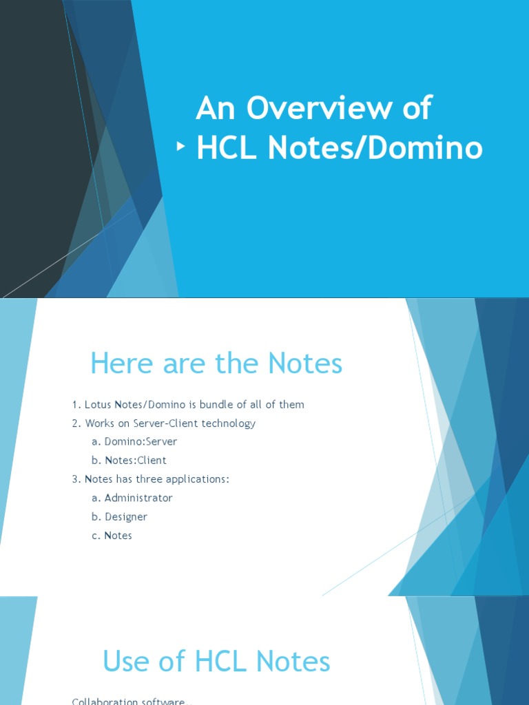 An Overview of Lotus Notes | PDF