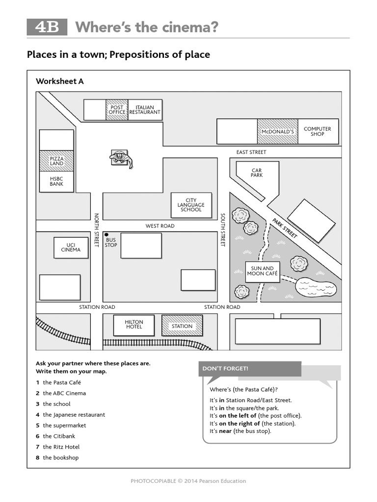WHERE - Directions, Places in The City, Streets | Download Free PDF ...