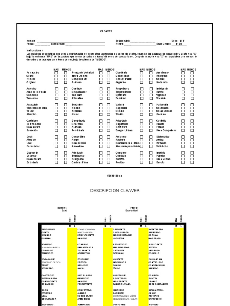 The Cleaver Test | PDF