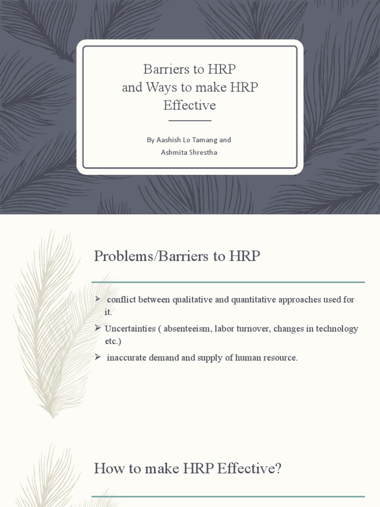 How To Make HRP Effective | PDF