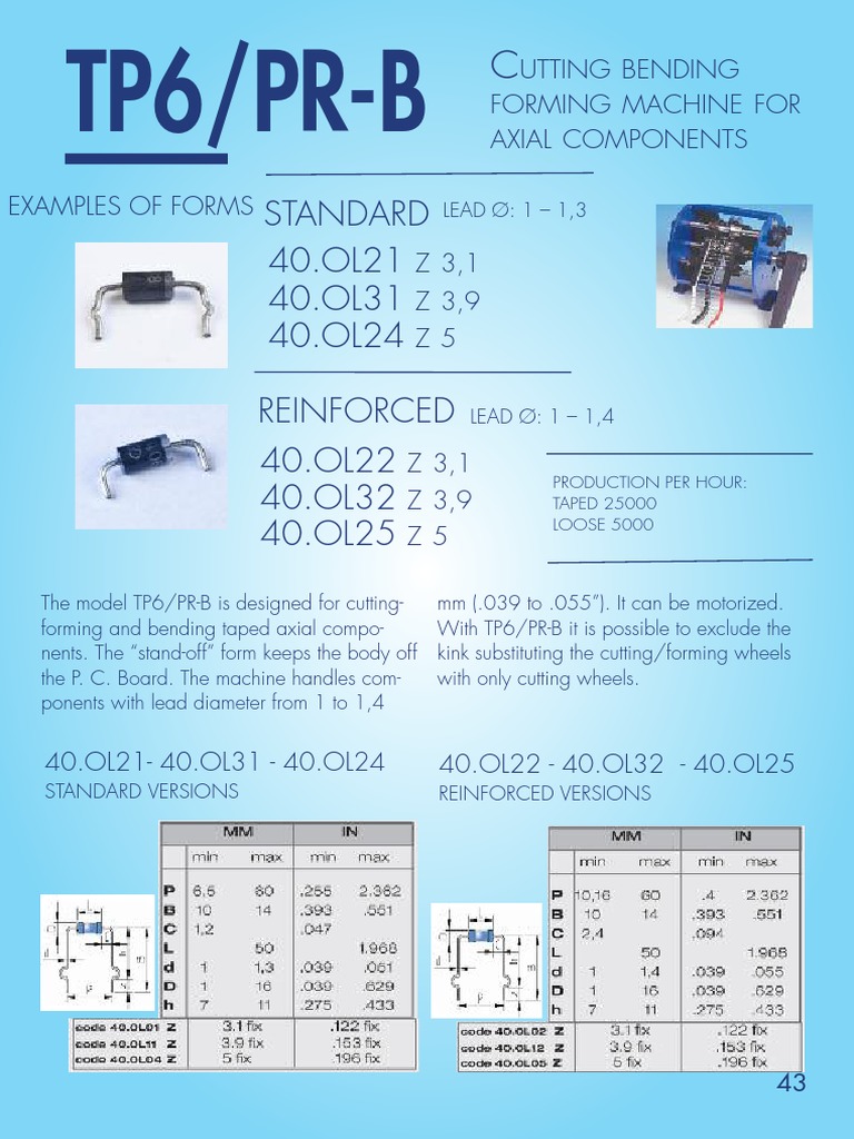 TP6/PR-B: 40.OL21 40.OL31 40.OL24 Standard | PDF | Manufactured Goods | Vehicles
