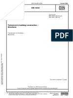 DIN 18202 1997 Tolerances For Building Structures PDF | PDF
