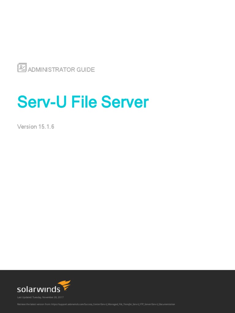 Serv-U File Server Administrator Guide | Download Free PDF | File ...
