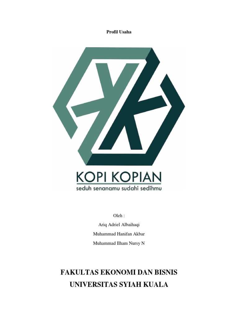 Profil Usaha Kopi Kopian Aceh | PDF