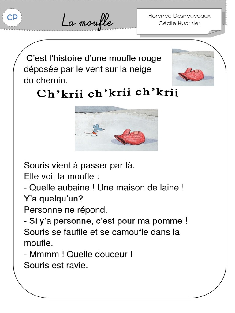 La Moufle Tapuscrit | PDF | Mystère, thriller et fiction policière | Poésie