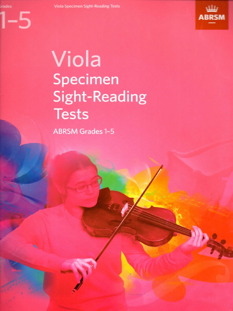 ABRSM - Specimen Sight-Reading Tests - Viola - Grades 1 A 5 (2012) | PDF