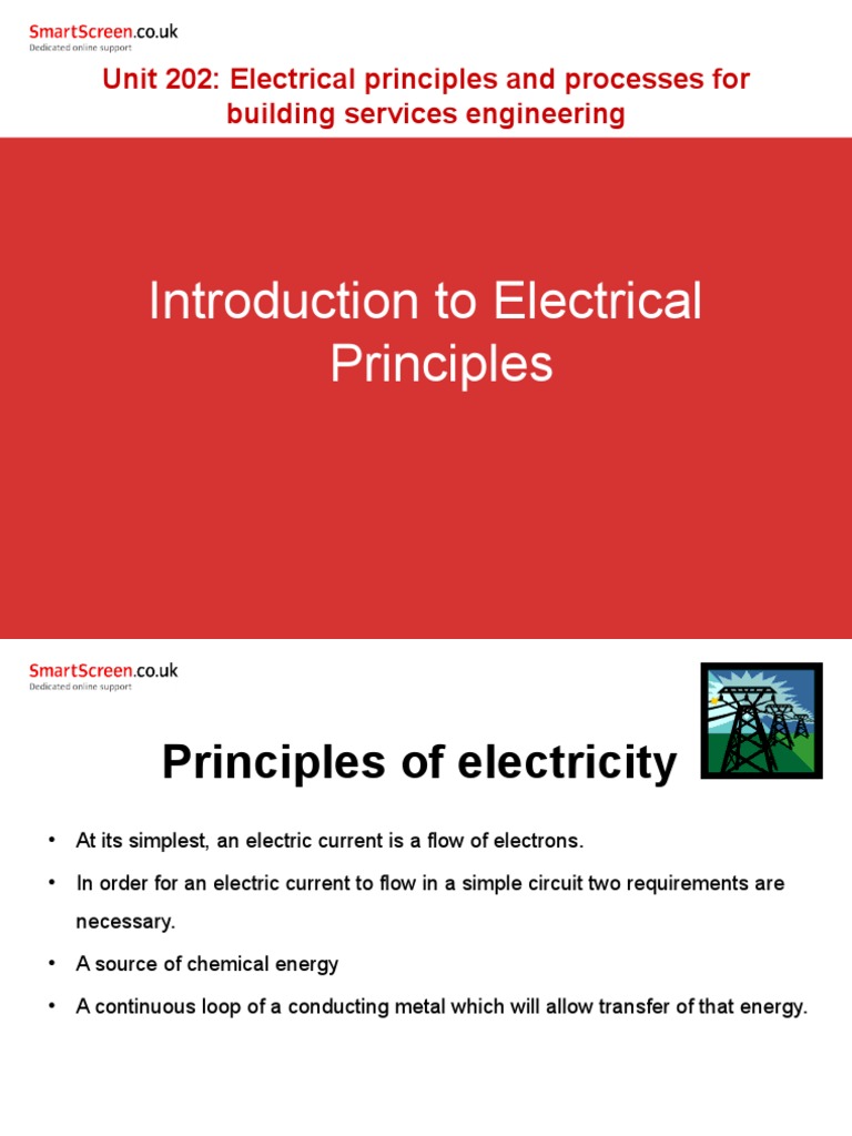 Introduction To Electrical Principles: Unit 202: Electrical Principles ...