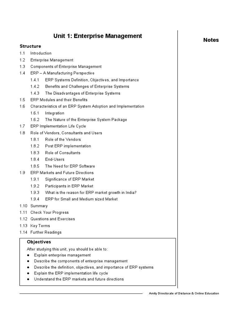 Textual Learning Material - Module 1 | PDF | Enterprise Resource Planning | Information Technology