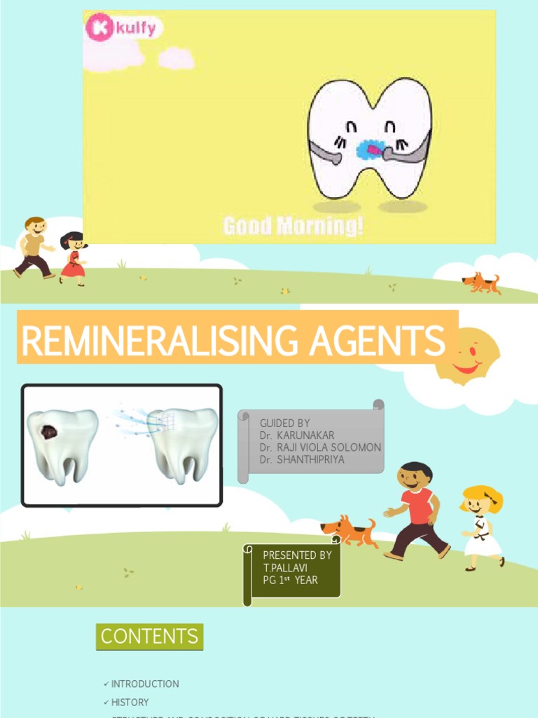 Remineralising Agents | PDF | Tooth Enamel | Human Tooth