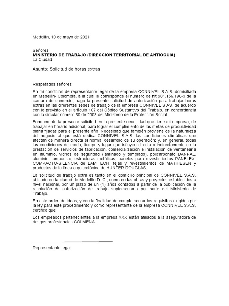 Carta De Solicitud De Horas Extras Pdf - vrogue.co Carta De Solicitud De Horas Extras Pdf - vrogue.co