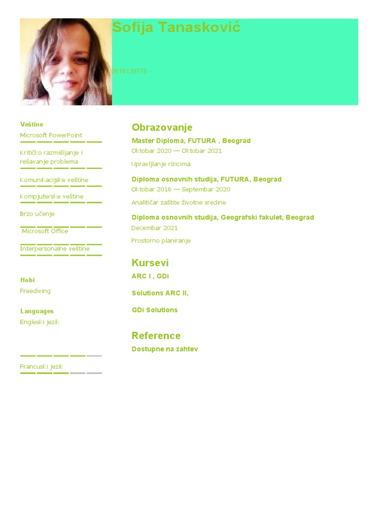 Sofija - Tanaskovic - Srpski | PDF