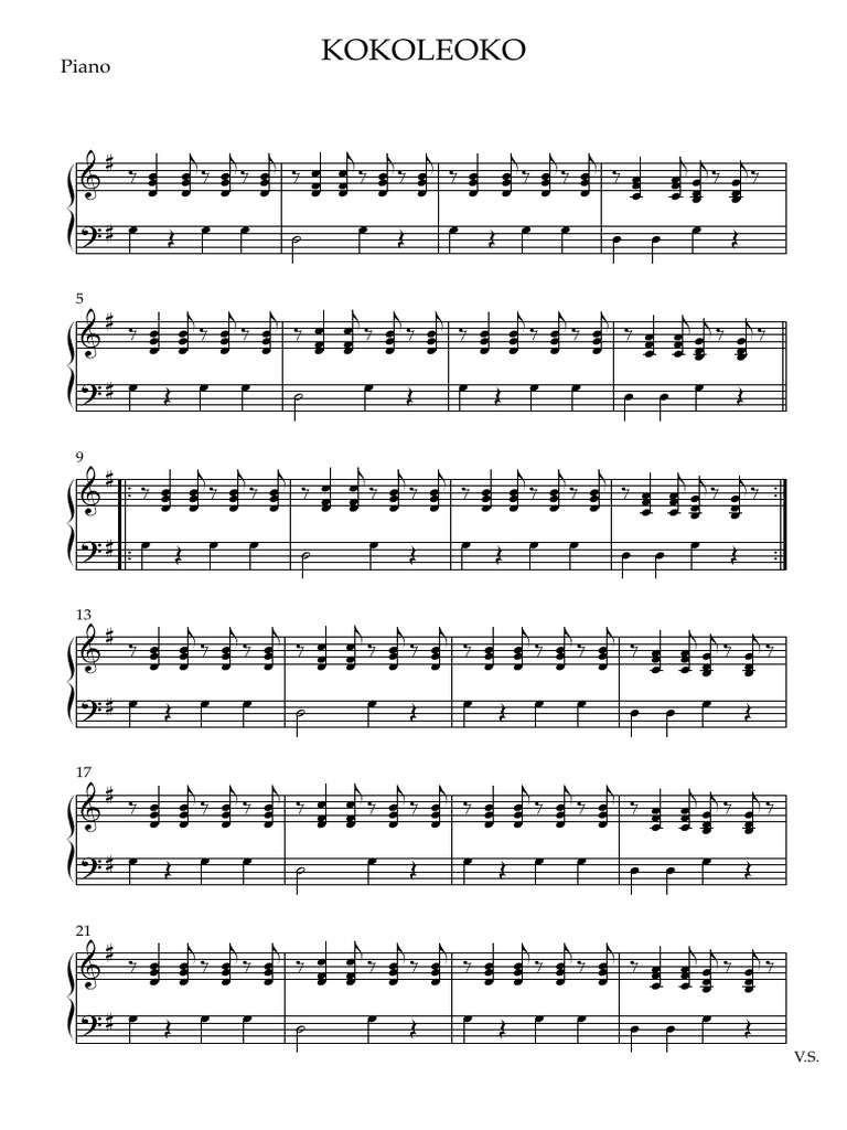 Kokoleoko - Orq - Piano | PDF