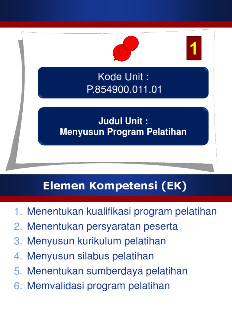 Menyusun Program Pelatihan | PDF