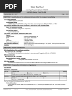 Kaeser Sigma Fluid S-570 Safety Data Sheet | PDF | Toxicity | Waste