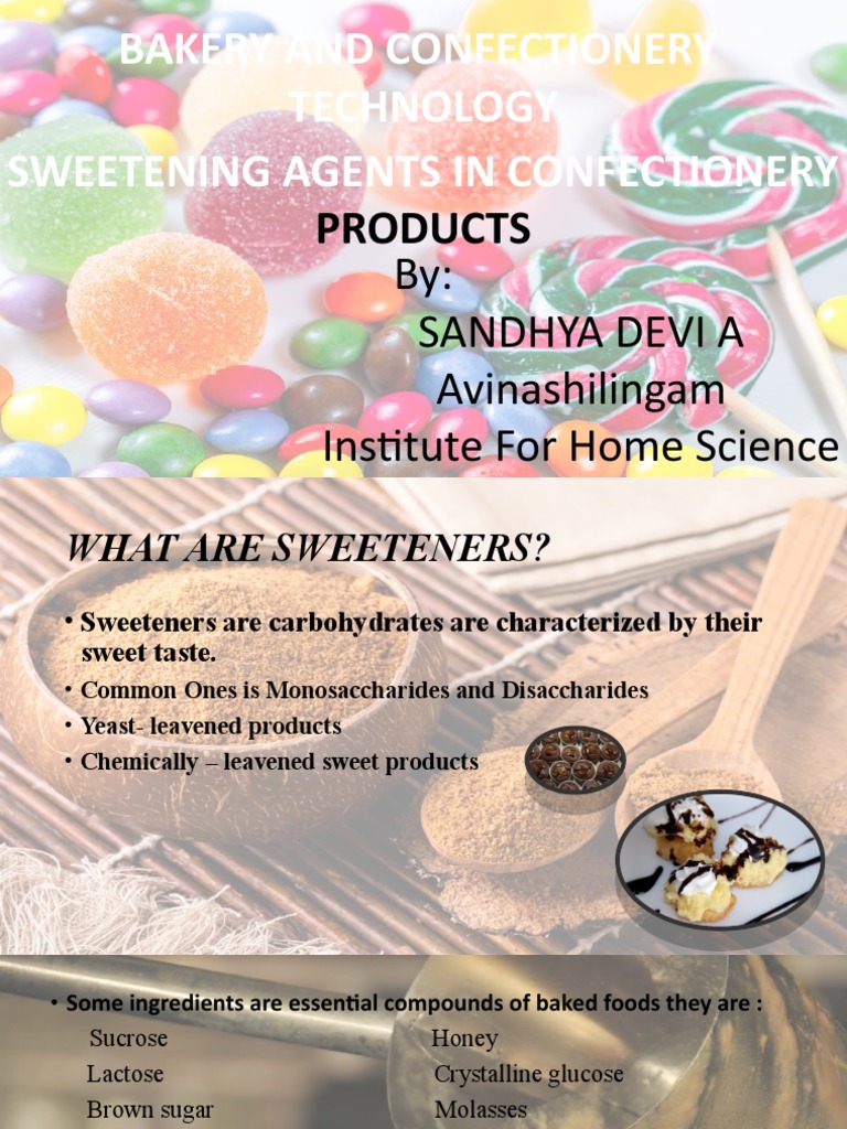 Sweetening Agents in Confectionery | PDF | Sugar Substitute | Carbohydrates
