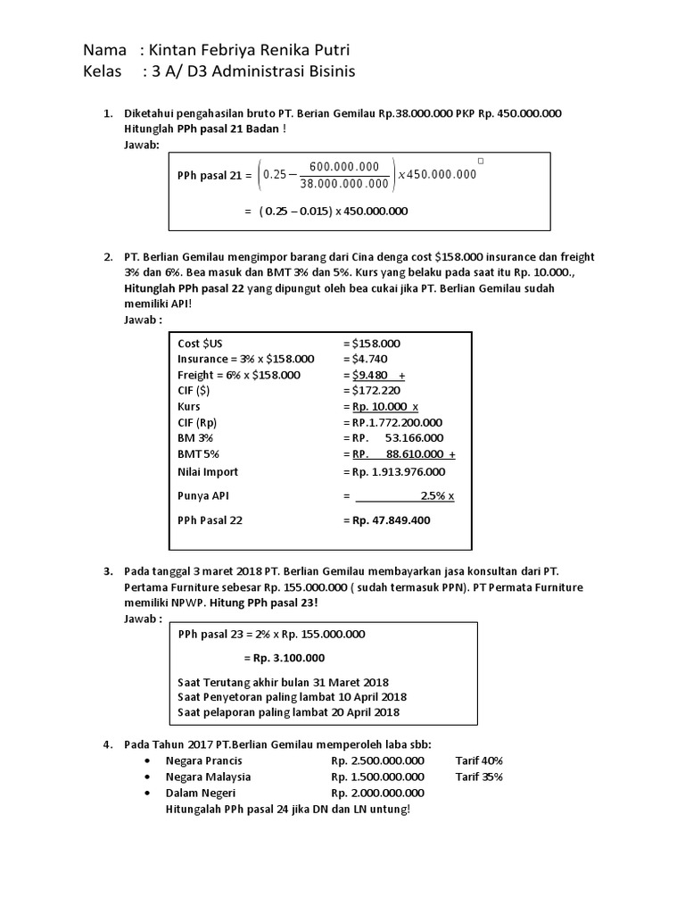 PPH PSL 25 | PDF | Pengelolaan Keuangan & Uang