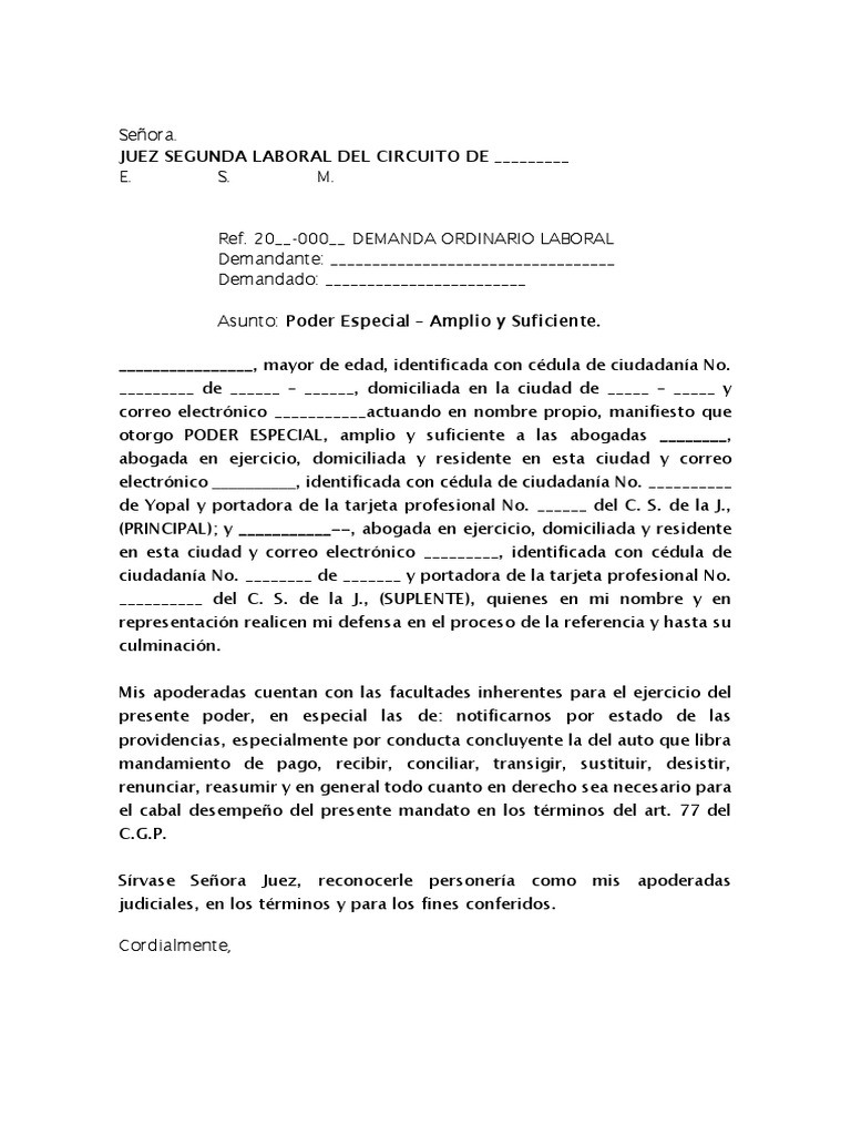 Modelo de Poder Demanda Laboral | PDF