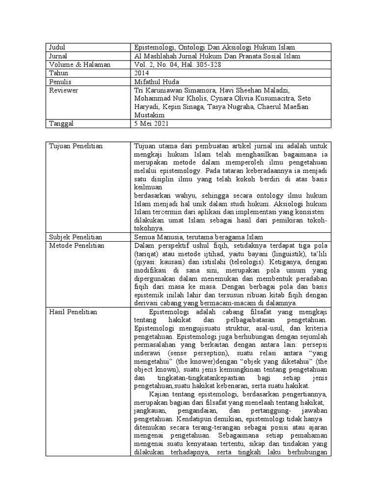 Kelompok 8B - Review Jurnal | PDF