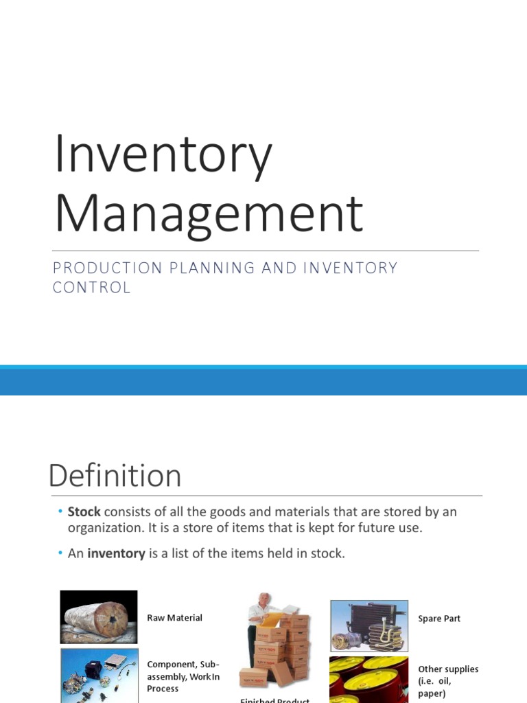 Inventory Management - NAS | PDF | Inventory | Demand