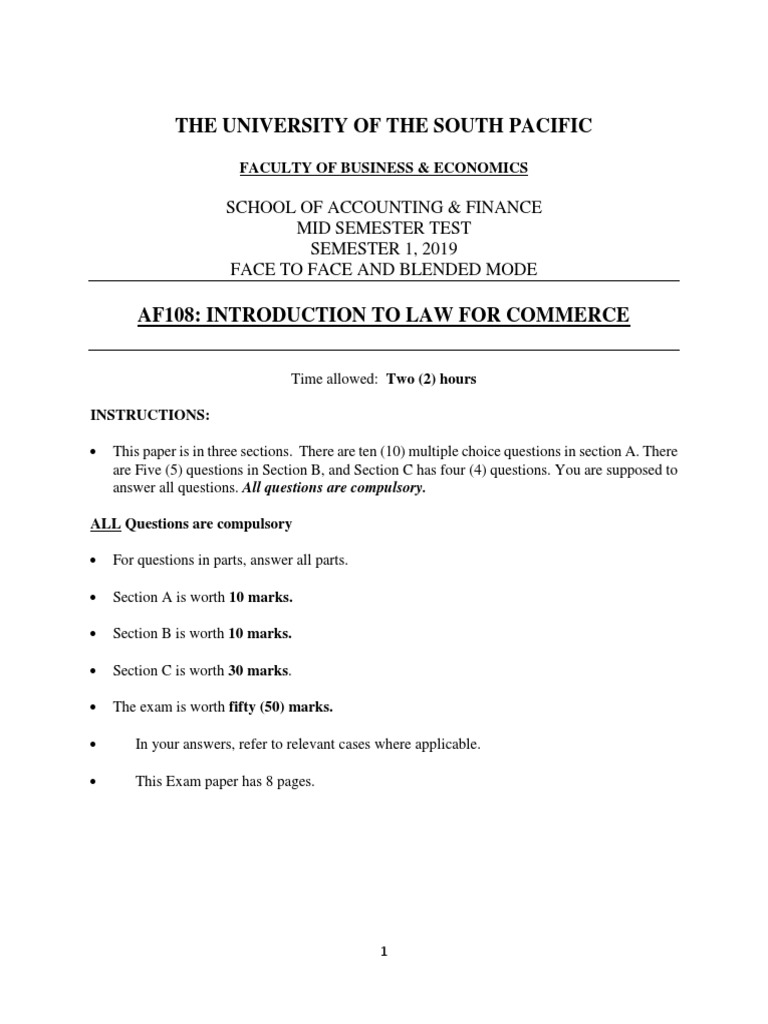 Af108 MST Paper | PDF | Misrepresentation | Precedent